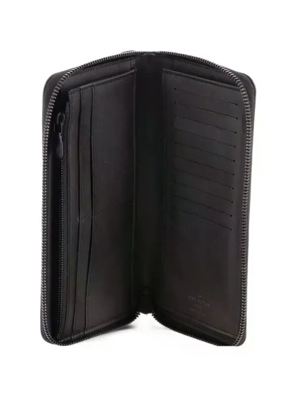 LOUIS VUITTON Zippy Wallet Monogram Shadow Leather Vertical Small Wallets