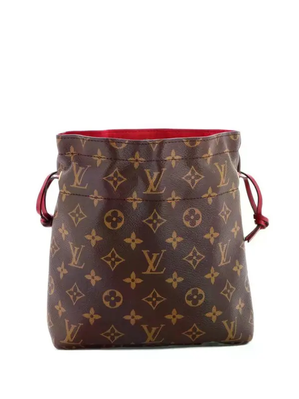 LOUIS VUITTON Noe Pouch Monogram Canvas Clutch Bag