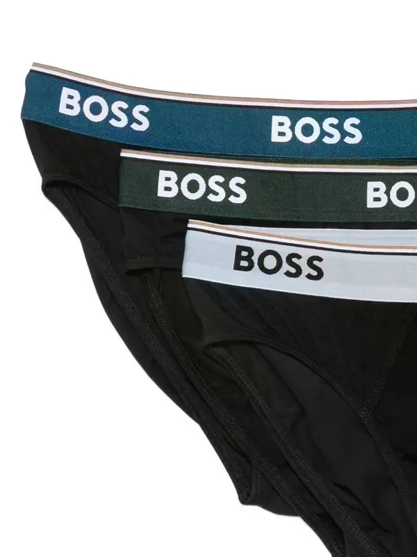 BOSS Logo-waistband Pack-of-three Briefs Set Of Three