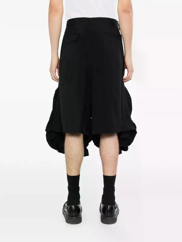 Comme Des Garçons Ruched Tiered Shorts