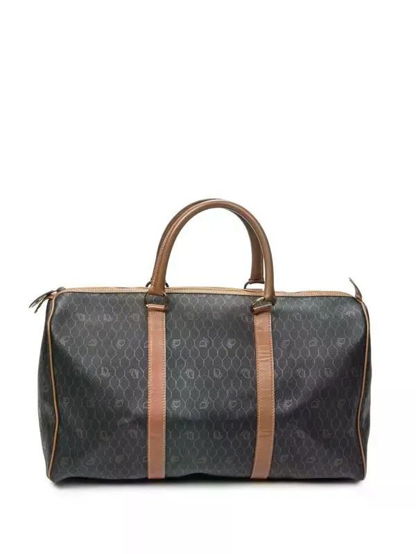 Dior Honeycomb Boston Travel Bag - Grey