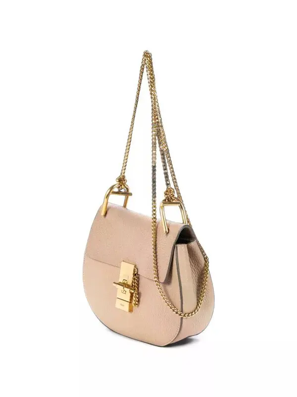 Chloé Mini Drew Shoulder Bag - Neutrals