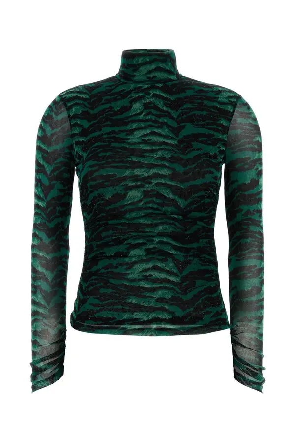 Diane Von Furstenberg Tulle Logan Top - Printed