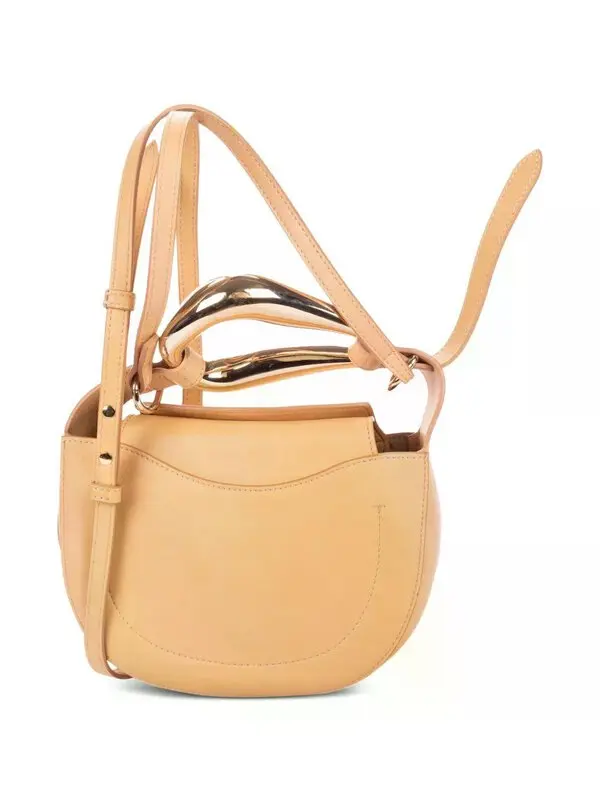 Chloé Kiss Leather Shoulder Bag - Neutrals