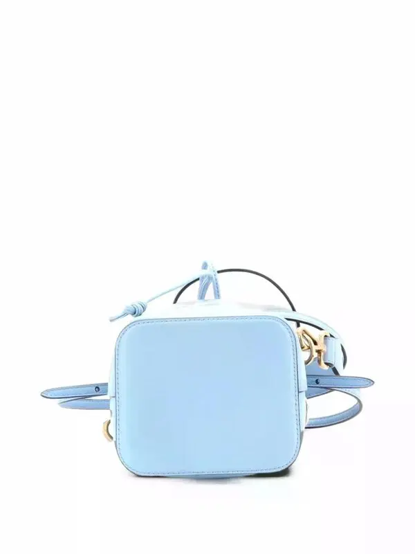 Fendi Logo Mon Tresor Leather Mini Bucket Bag