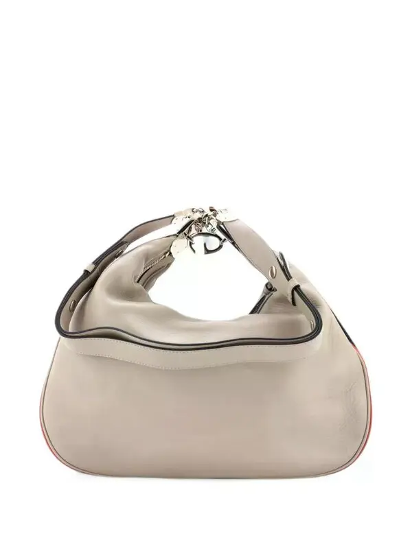 Gucci Attache Shoulder Bag Leather Large Hobo Bag