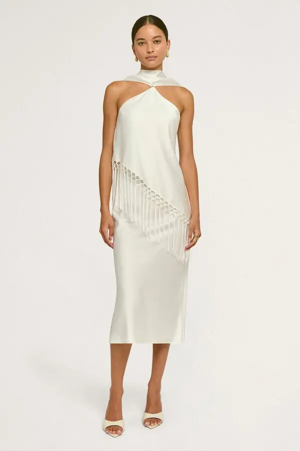 Amanda Uprichard Ava Midi - Ivory