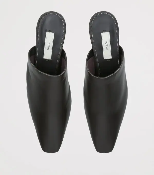 TOTEME Soft Nappa Heeled Mules 55