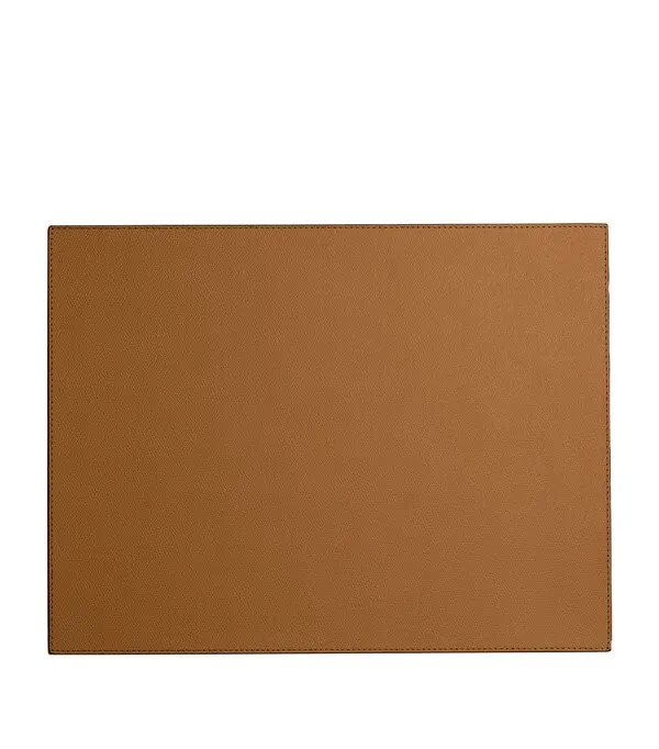 Frette Leather Otello Placemat - Brown