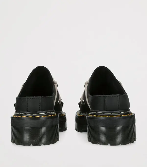 Rick Owens X Dr. Martens Megalace Quad Sole Mules