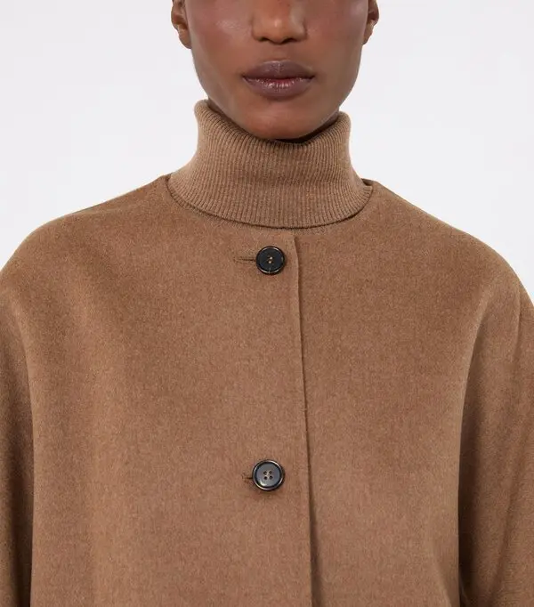 Max Mara Virgin Wool Scarf-neck Jacket