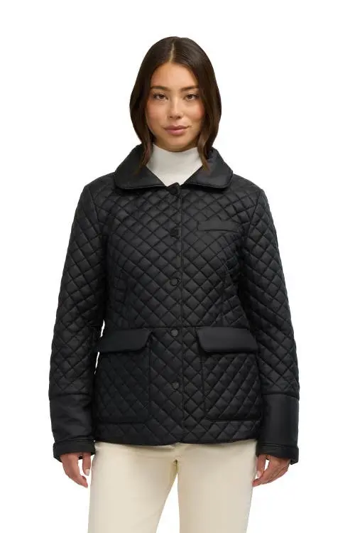 Pajar Selene Lightweight Jacket With Hidden Hood - Black