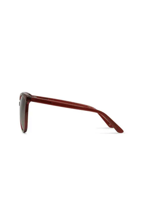 AMELIA E. Sofia 56mm Irregular Sunglasses - Red