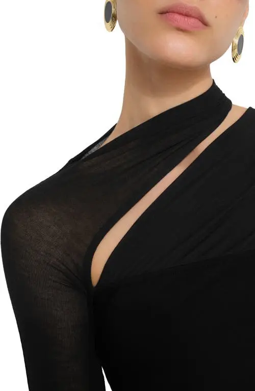 MARCELLA Zola Long Sleeve Cutout Top