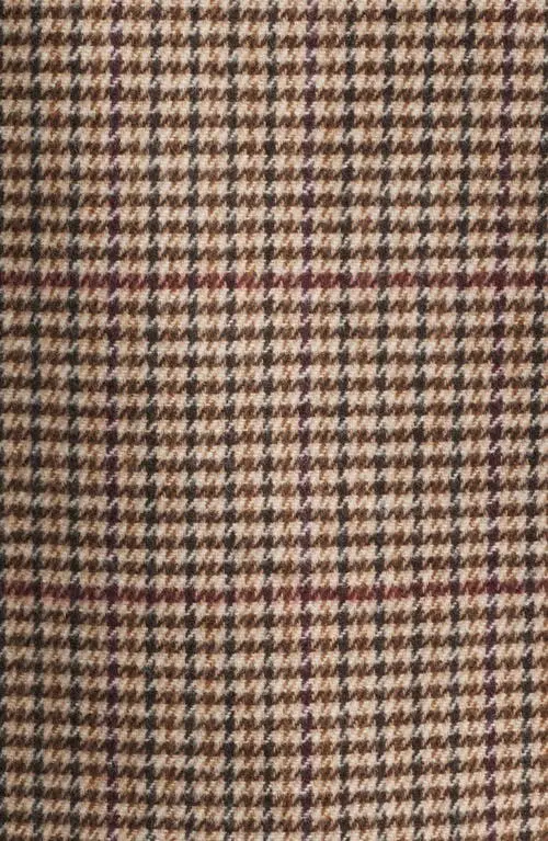 Sam Edelman Houndstooth Jacket With Faux Shearling Collar