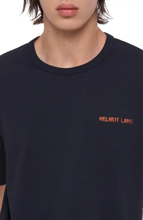 Helmut Lang Logo Graphic T-shirt - Navy