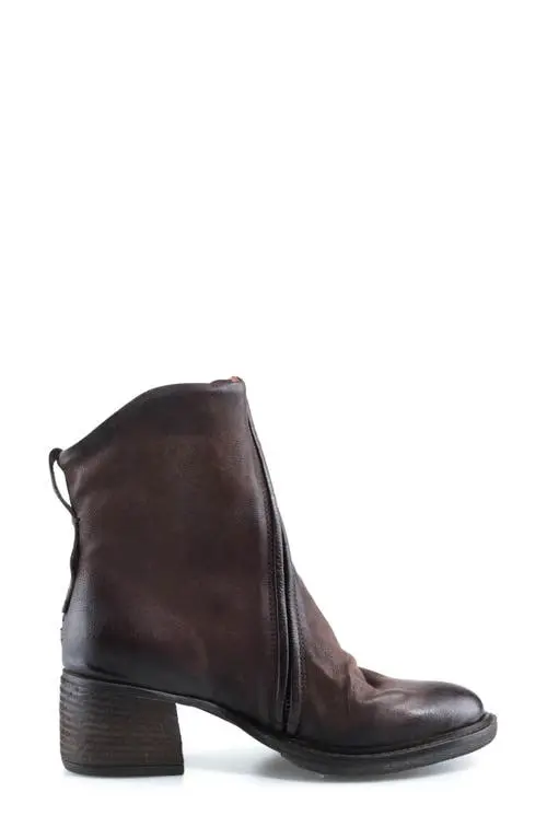 A.S.98 Lawsen Leather Bootie - Brown