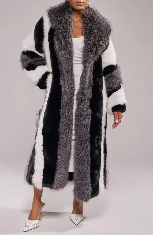 AZALEA WANG Moonstone Faux Fur Coat