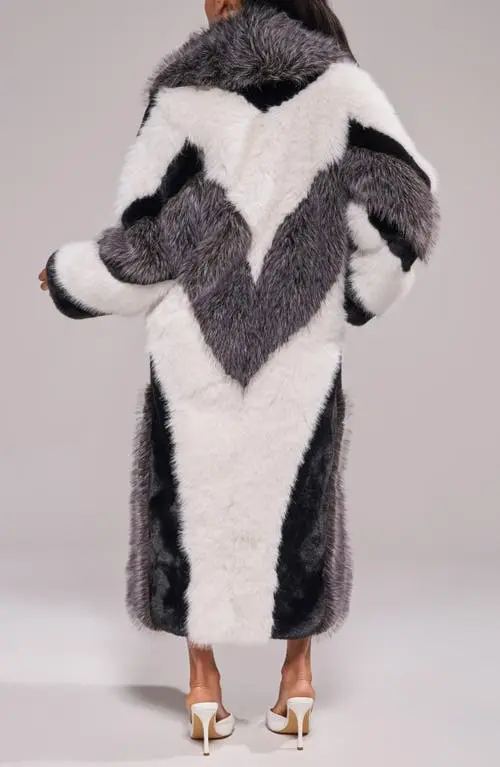AZALEA WANG Moonstone Faux Fur Coat