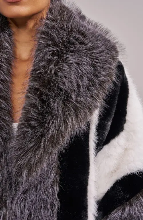 AZALEA WANG Moonstone Faux Fur Coat