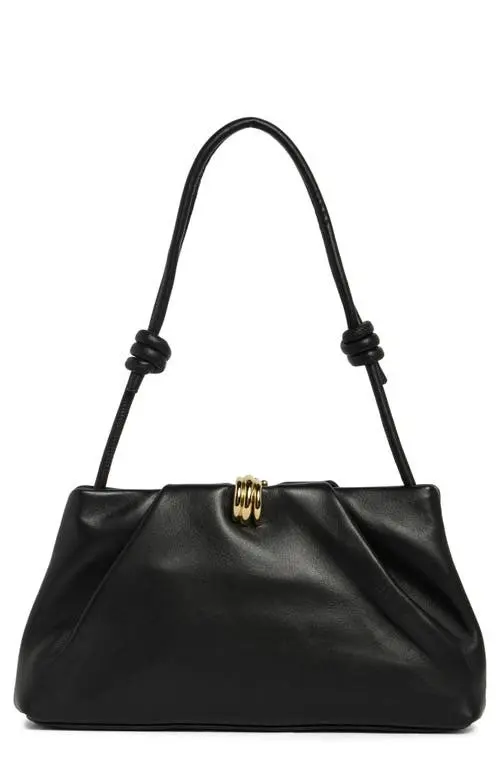 Dolce Vita Ravel Leather Shoulder Bag - Black