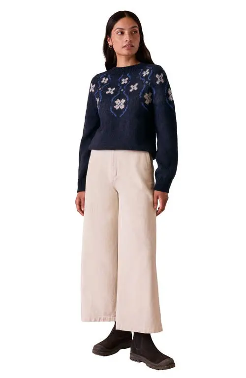 CELTIC & CO. British Wool Abstract Sweater