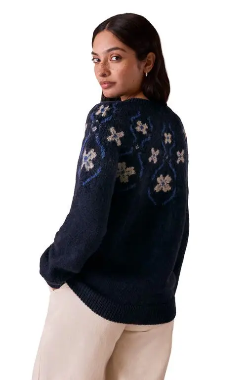 CELTIC & CO. British Wool Abstract Sweater