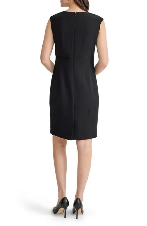 KASPER Piping Detail Sheath Dress