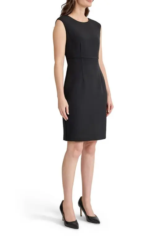 KASPER Piping Detail Sheath Dress