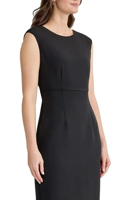 KASPER Piping Detail Sheath Dress