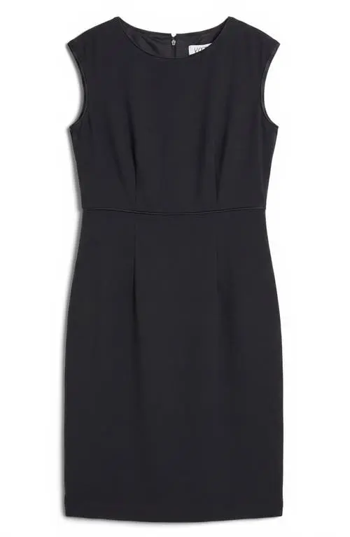 KASPER Piping Detail Sheath Dress