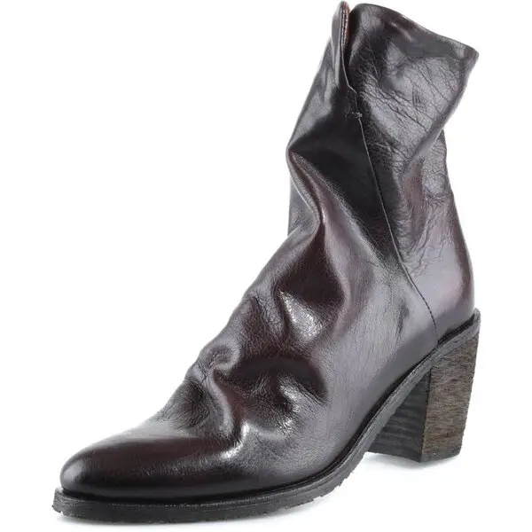 A.S.98 Robert Leather Bootie - Brown