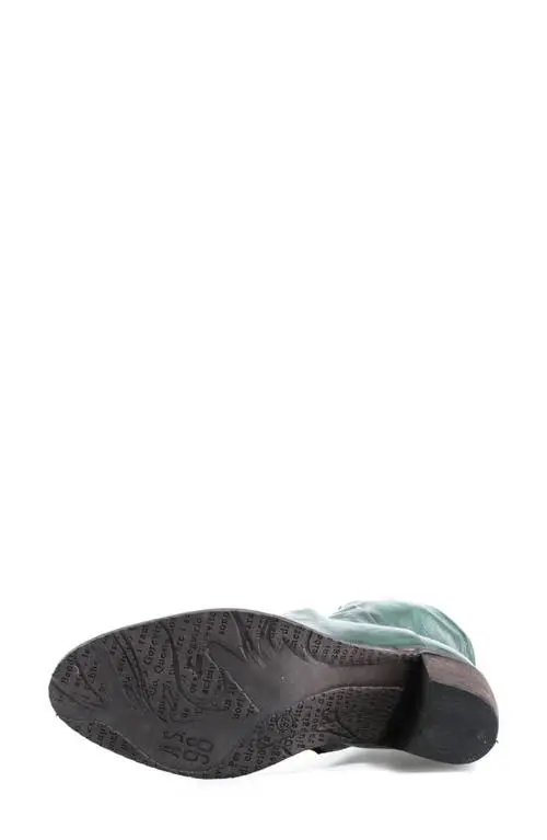 A.S.98 Robert Leather Bootie - Teal