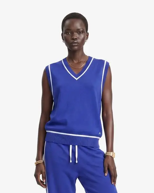 ALPENHAUS Women’s Knitted Avezac Sleeveless Top - Azure