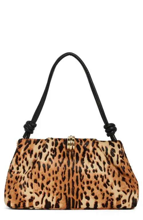 Dolce Vita Ravel Genuine Calf Hair Shoulder Bag - Leopard