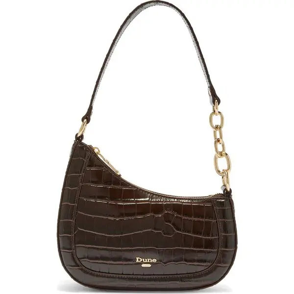 Dune London Direction Leather Crossbody Bag