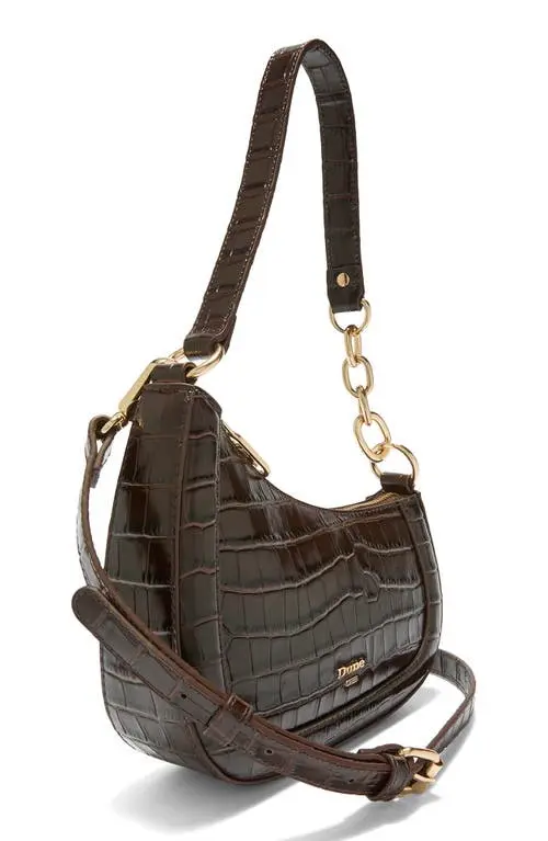 Dune London Direction Leather Crossbody Bag