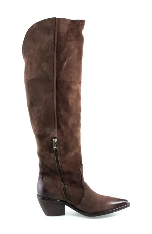 A.S.98 Clifford Over The Knee Boot - Brown