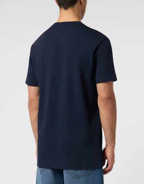 Philipp Plein Round Neck T-shirt Hexagon Pocket