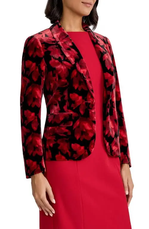 KASPER Shawl Collar One-button Blazer