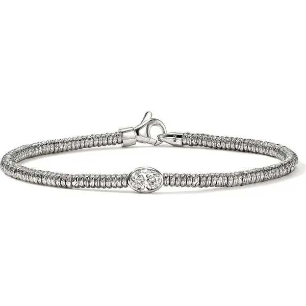 John Hardy Jh Lovestruck™ Heishi Bracelet, Sterling Lab-grown Diamonds - Silver