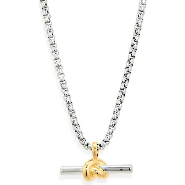 MISSOMA X Lucy Williams Chunky Knot T-bar Necklace - Mixed