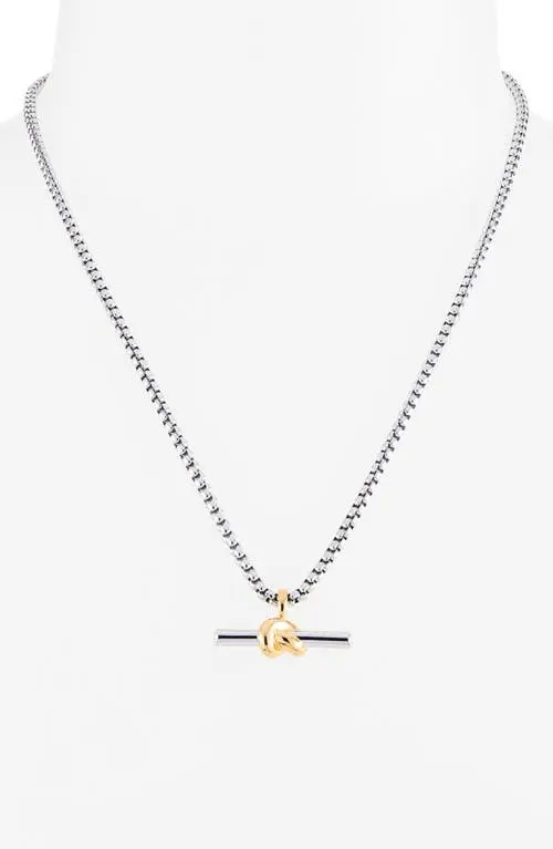 MISSOMA X Lucy Williams Chunky Knot T-bar Necklace