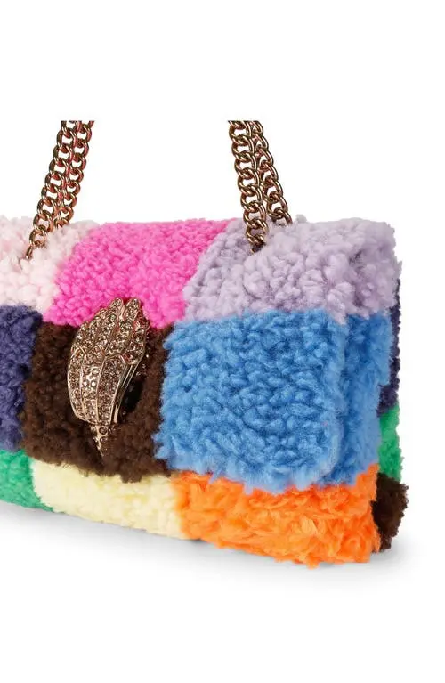 Kurt Geiger Macro Faux Fur Kensington Handbag