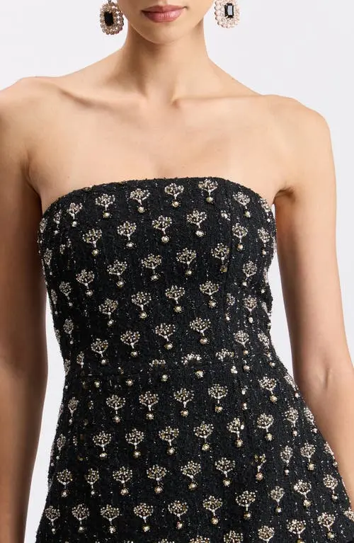 Avec Les Filles Sleeveless Asymmetric Hem Cocktail Dress