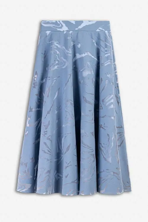 NOCTURNE Cotton Blend Midi Skirt