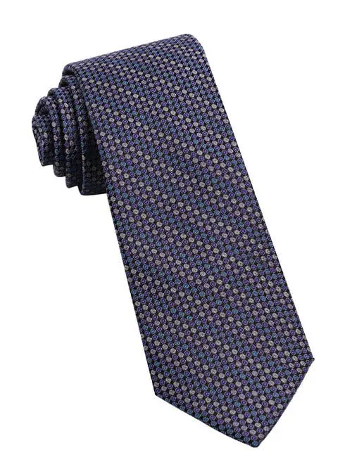 W.R.K Halo Dot Silk Tie - Purple