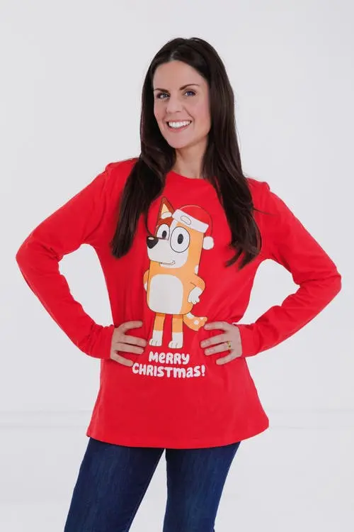BLUEY Christmas Long Sleeve Tee
