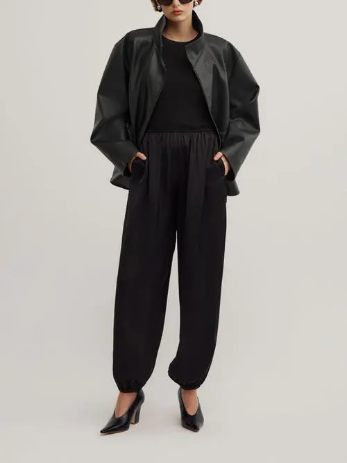 Witchery Long Sleeve Overlay Top - Black
