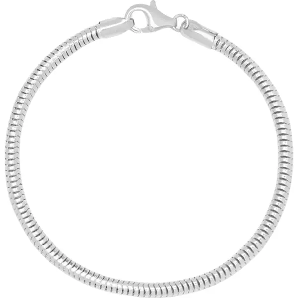 NIALAYA JEWELRY Round Chain Bracelet - Silver